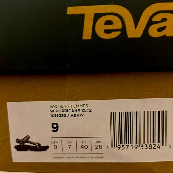 Teva | Shoes | New Teva Hurricane Xlt2 Abkw Atmosphere Black Walking ...